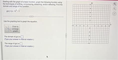 Solved Starting With The Graph Of A Basic Function Graph Chegg