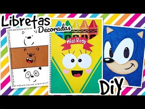 DIY DECORA CUADERNOS Con Hojas De Colores Y Foami YouTube