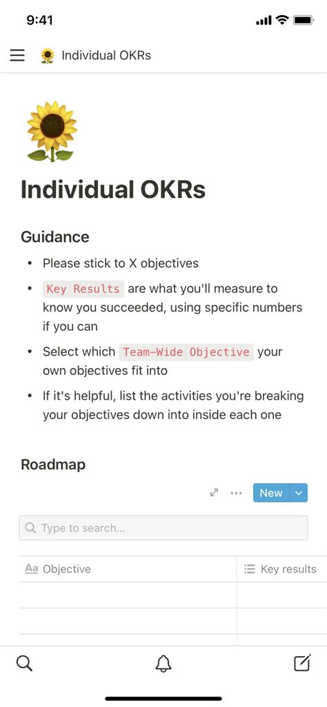 Notion Okr Template