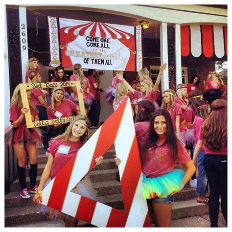 Circus Bid Day Bid Day Bid Day Themes Sorority Party
