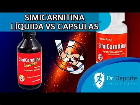 SIMICARNITINA LIQUIDA VS CÁPSULAS EXPERIENCIA PERSONAL VENTAJAS Y