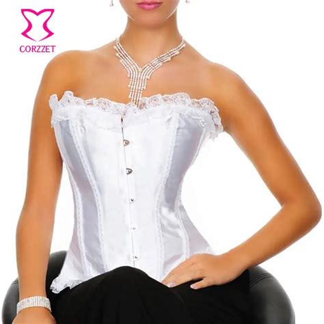 Aliexpress Buy Bridal Wedding White Corset Bustier Push Up Sexy