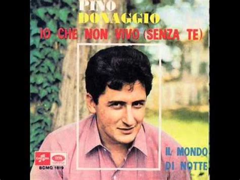 Pino Donaggio Io Che Non Vivo Senza Te 1965 Vinyl Discogs