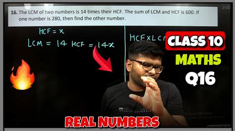 The Lcm Of Two Numbers Is Times Their Hcf The Sum Of Lcm And Hcf Is