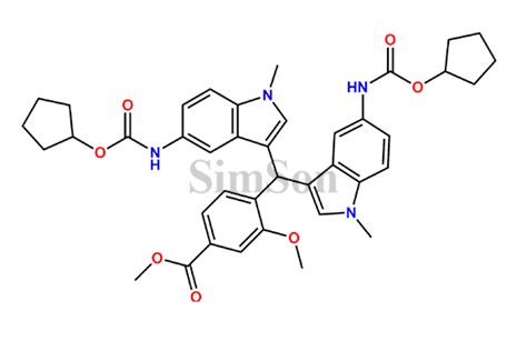 4 Bis 5 Cyclopentyloxy Carbonyl Amino 1 Methyl Indol 3 Yl Methyl 3