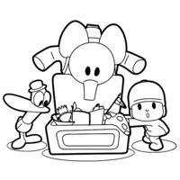 Desenho De Amigos Do Pocoyo Para Colorir Tudodesenhos