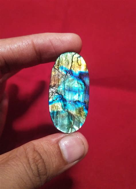 Cts Wundersch Ner Labradorit Druzy Lose Edelstein Cabochon Etsy De