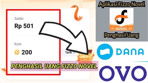 CARA MENGGUNAKAN FIZZO NOVEL SUPAYA DAPAT UANG PENGHASIL UANG FIZZO