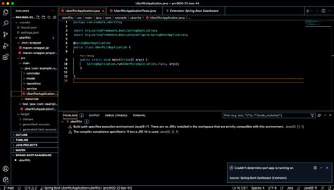 java spring project on vscode doesn t run stack overflow