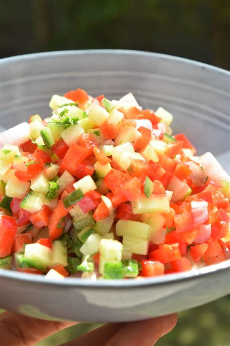 Salade De Crudit S Poivron Et Concombre Recette Facile