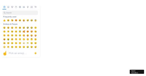 Emoji Mart V Test Forked Codesandbox
