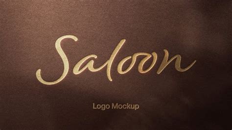 Free Embossed Leather Stamping Logo Mockup Psd Psfiles