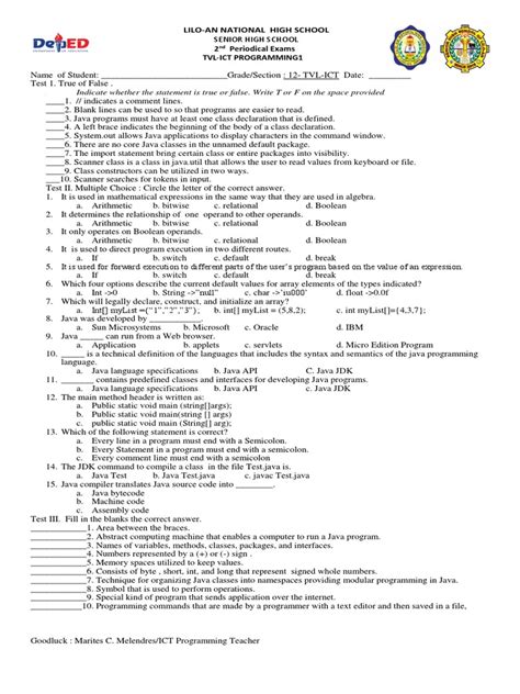 2nd periodical prog1 pdf java programming language object oriented programming