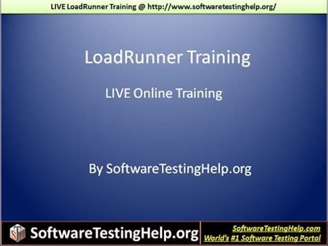 HP LoadRunner Tutorial 1 Introduction To HP LoadRunner YouTube
