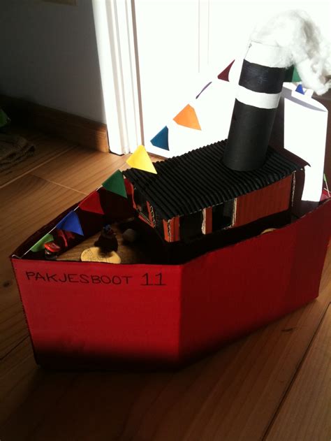 Surprise Pakjesboot Sinterklaas Knutselen Kerst