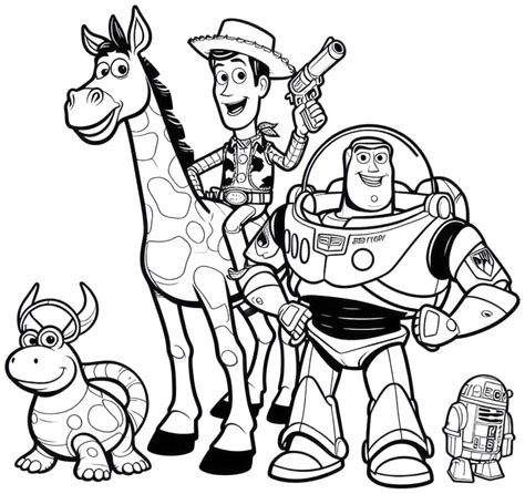 Printable Toy Story Coloring Pages Disneyclips Nbkomputer