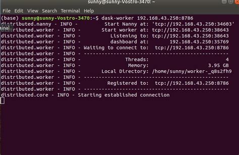 dask distributed parallel processing in python