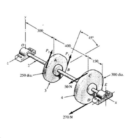 Solved The Figure Is A Schematic Drawing Of A Countershaft Chegg