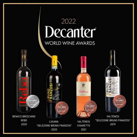 Decanter World Wine Awards 2022 Four Wines On The Podium Cantine