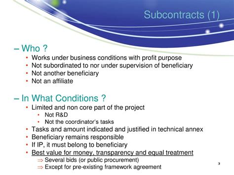 Communication Campaign Most Common Issues Identified Subcontracting
