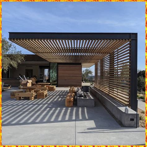 40 Best Modern Pergola Patio Hacks For Winter