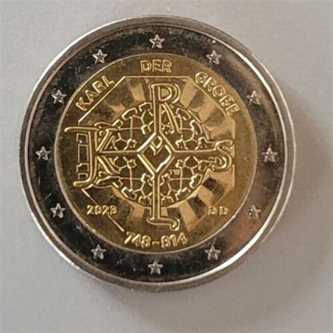 Seltene 2 Euro Münze Karl der Große 2023 DD eBay