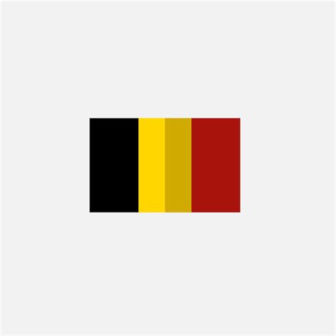 Premium Vector Belgium Flag Icon