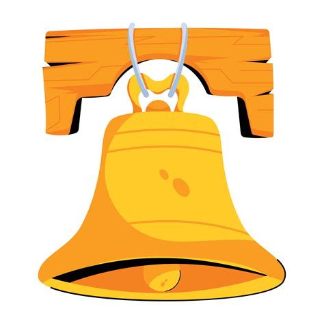 Trendy Independence Bell 25438838 Vector Art At Vecteezy