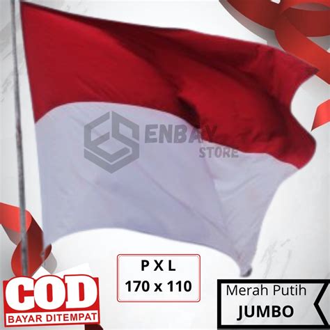 Jual Bendera Merah Putih Size Jumbo Bendera Indonesia Shopee Indonesia