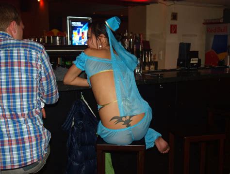 Sexy Mongolian Is Undressing At Public Bar Asian Sexiest Girls