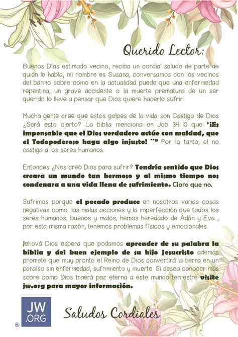 Cartas De Los Testigos