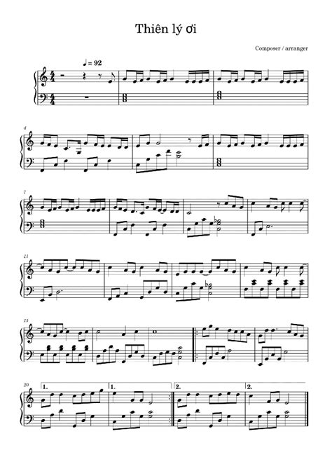 L I B I H T Thi N L I Jack H P M Guitar Sheet Piano Chu N