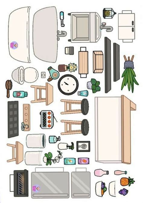 Toca Boca Casa Paper Doll Template Paper Doll House Paper Dolls Diy