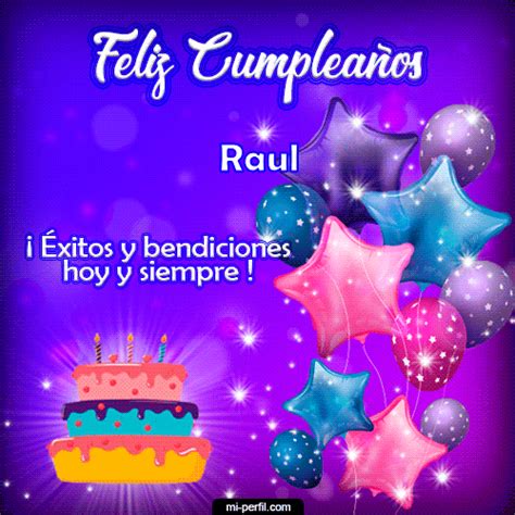 Deseo un feliz cumpleaños Raul