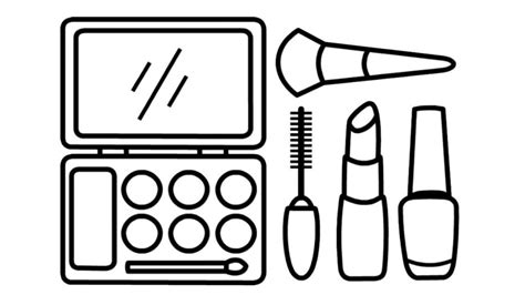 Dibujos De Maquillaje Para Colorear P Ginas Para Colorear