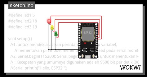 lat 1 simulasi arduino wokwi esp32 stm32 arduino simu