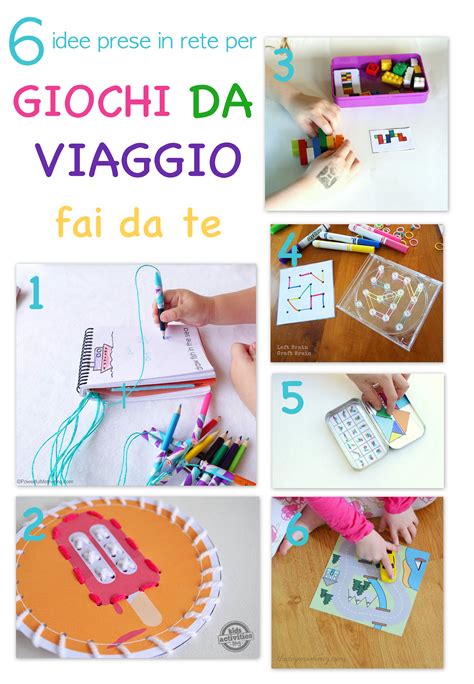 6 Idee Prese In Rete Per Giochi Da Viaggio Fai Da Te