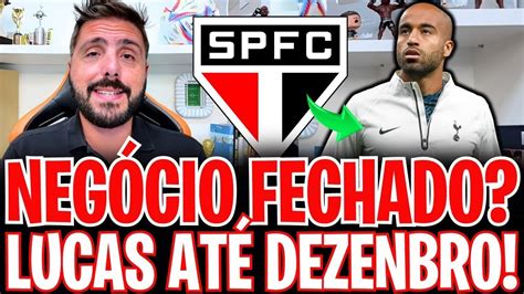 URGENTE LUCAS MOURA ATÉ DEZEMBRO JAMES FOI ANUNCIADO NOTICIAS DO SÃO