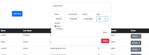 a complete guide to perform crud operation in angular using modal popup
