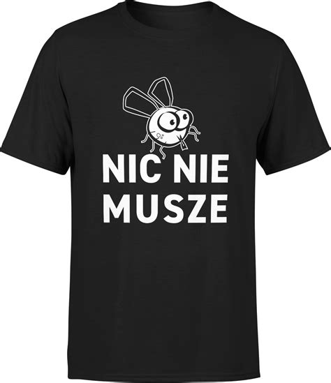 ŚMIESZNE KOSZULKI MĘSKIE Z NADRUKIEM PREZENTY R L KOSZULKA MĘSKA T