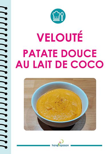 Velouté patate douce au lait de coco HANDIAPASON