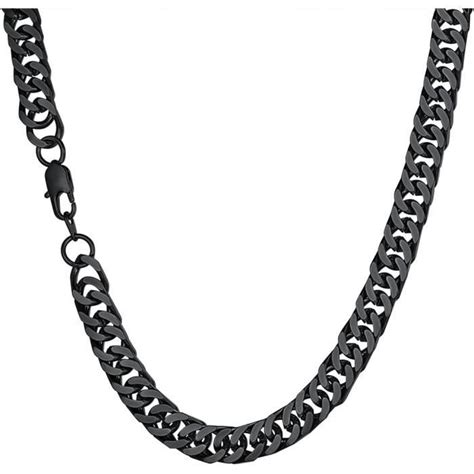 Chaîne Cubaine Homme Femme Garçon Acier Inoxydable Collier Chaines
