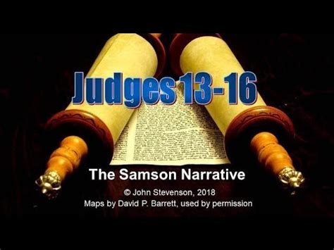 Judges 13 16 The Samson Narrative YouTube