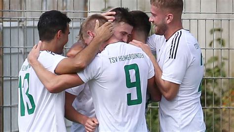 Fußball Landesliga TSV Heimerdingen klettert auf Platz eins