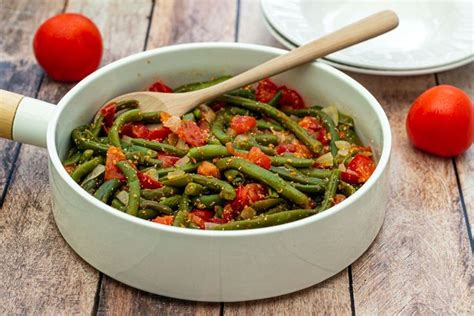 Haricots verts à la provençale Amandine Cooking Haricots verts