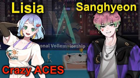 Lisia Vs Sanghyeon Crazy Volleyball Aces By Lisia The Spike