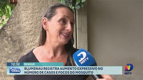 Blumenau registra aumento expressivo no número de casos e focos de