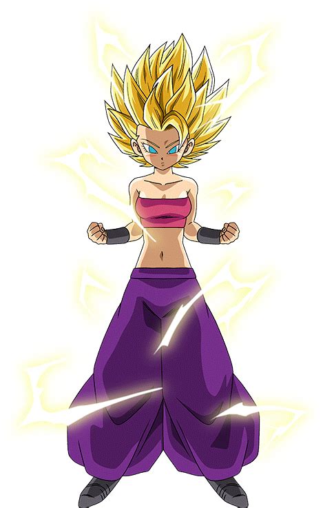 Caulifla Ssj Render Xkeeperz By Maxiuchiha Anime Dragon Ball
