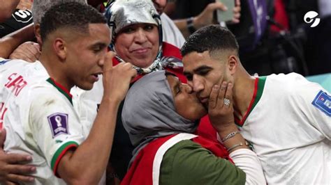 Hakimi besó a su madre en la tribuna tras la victoria EL TERRITORIO