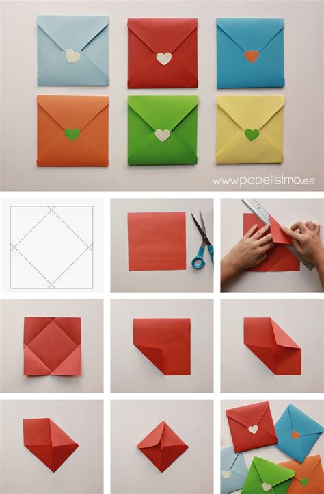 Cómo hacer sobres de papel originales Papelisimo